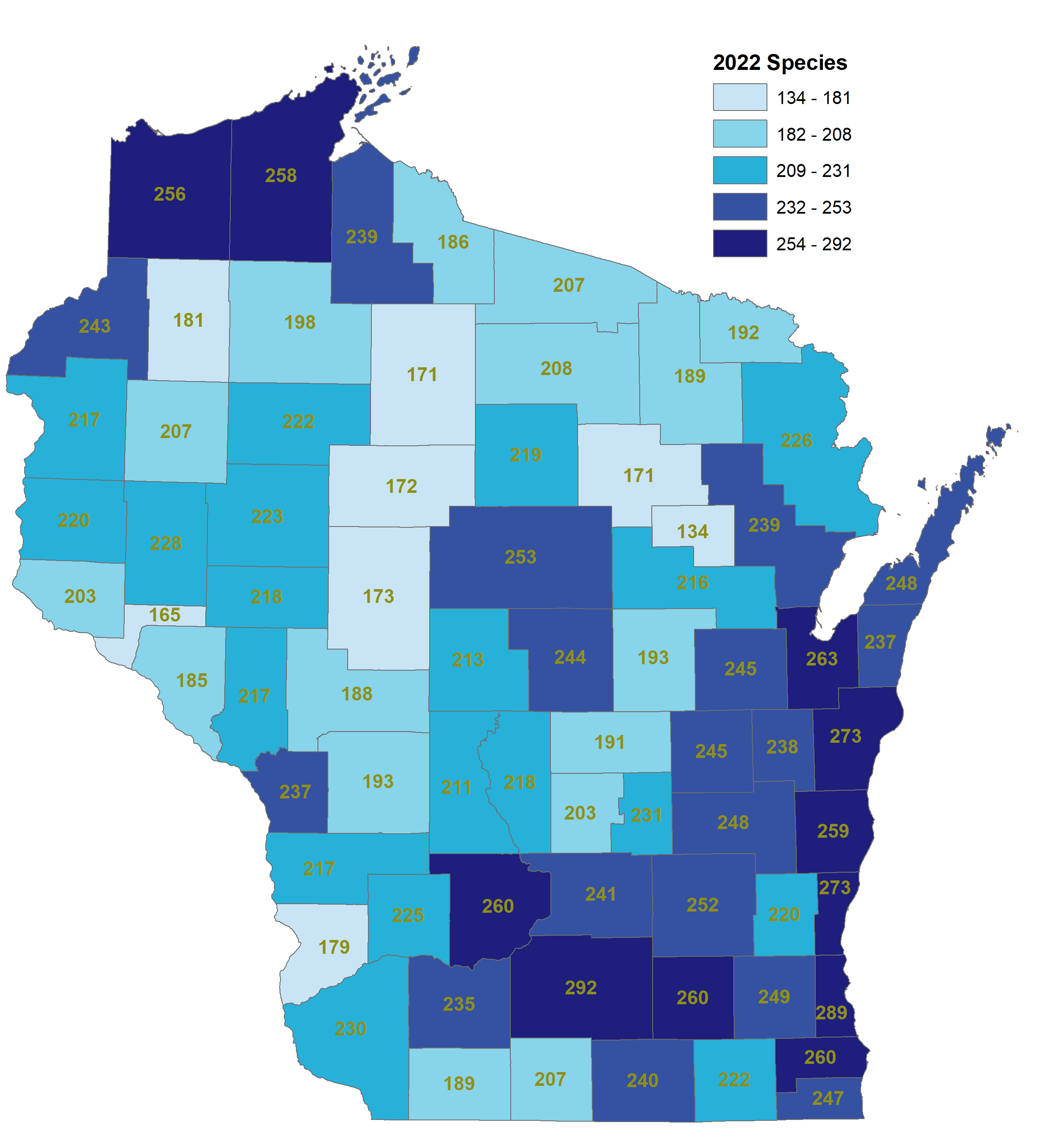2022 Wisconsin eBird Year in Review - eBird Wisconsin