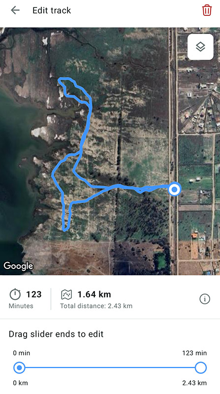 Seguimiento de distancia más fácil y preciso en eBird Móvil - eBird Chile