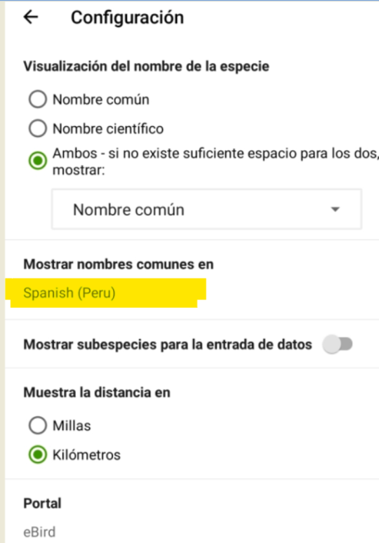 ¡ahora En Ebird En La Aplicación De Ebird Y En Merlin Puedes Usar Nombres En Español De Perú