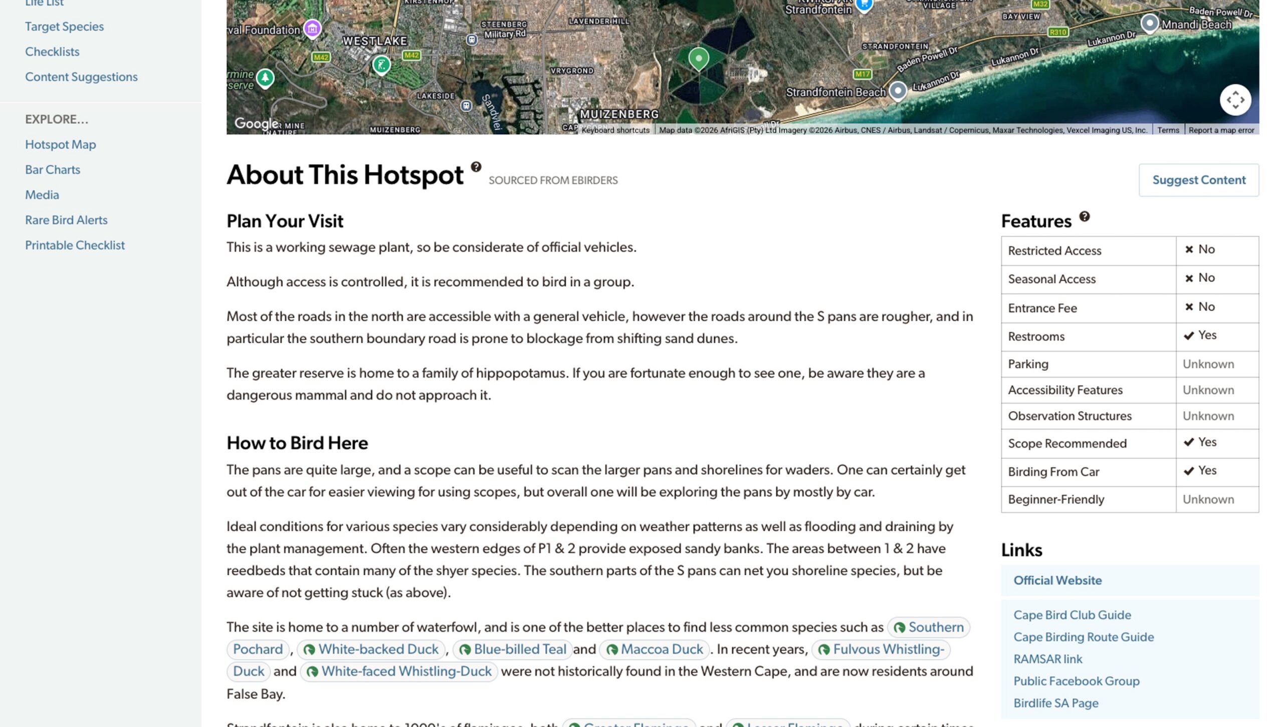 Community-sourced Hotspot Descriptions and Hotspot Groups are Here - eBird