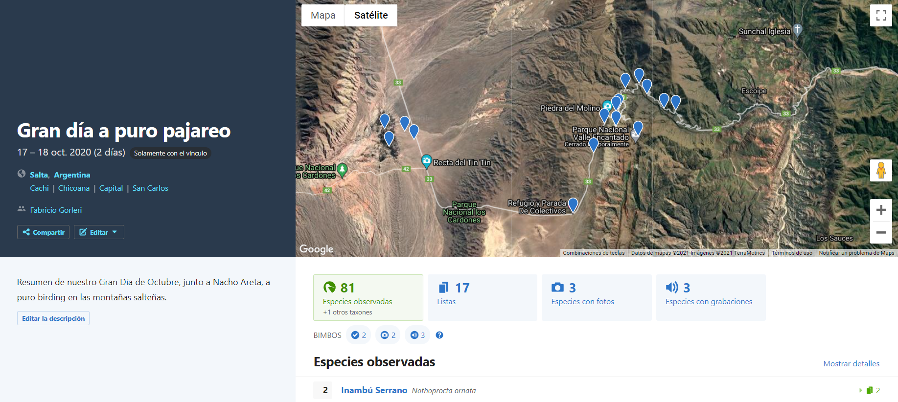 Nuestro 2021 junto a eBird - eBird Argentina