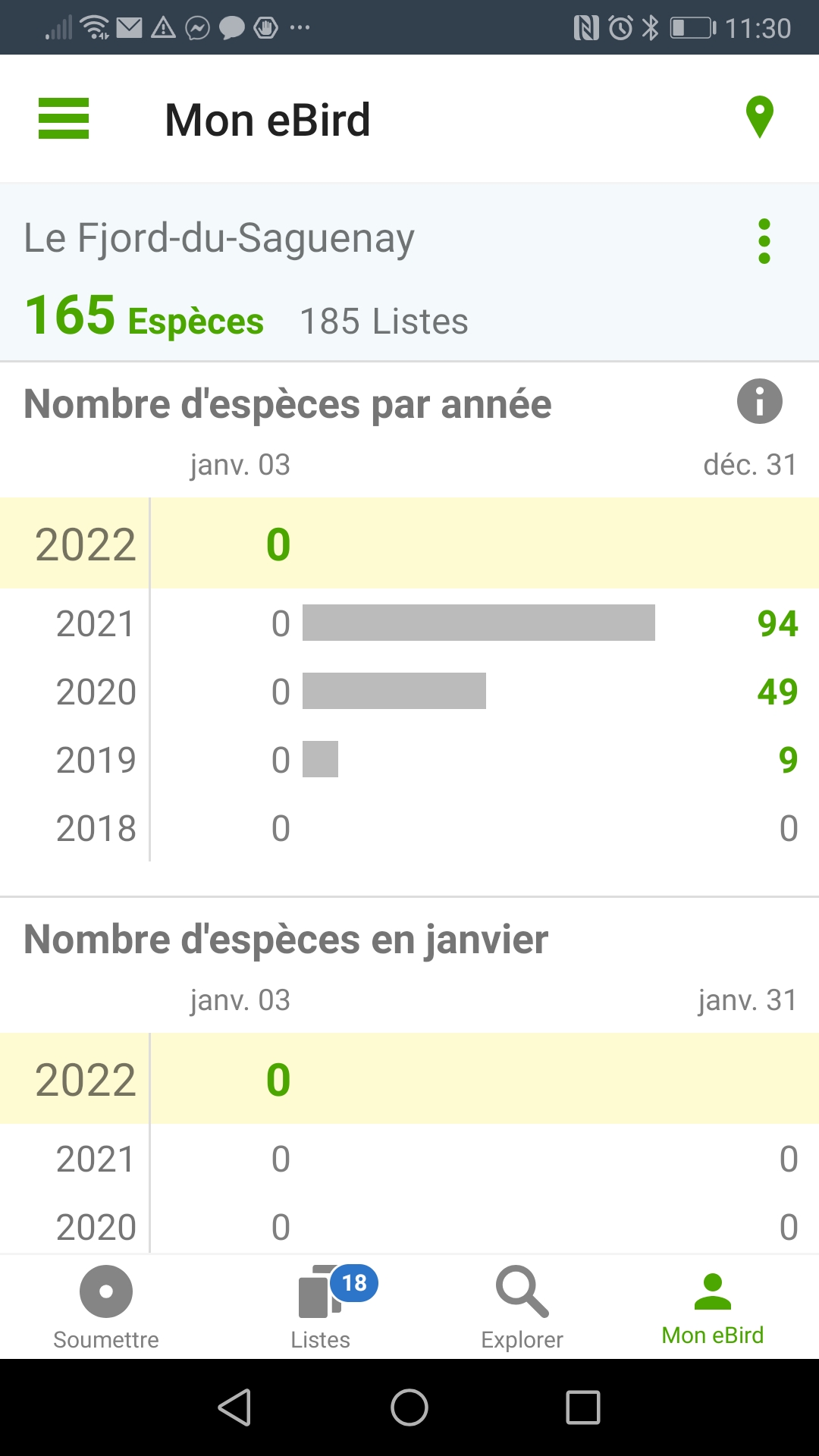 Quelle sera votre année eBird? - eBird Quebec