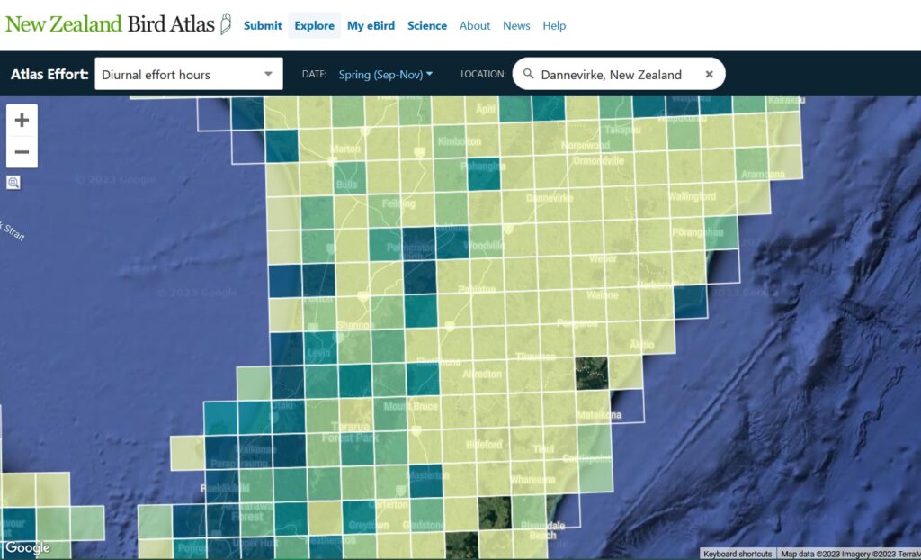 A Dannevirke Atlas Adventure - New Zealand Bird Atlas
