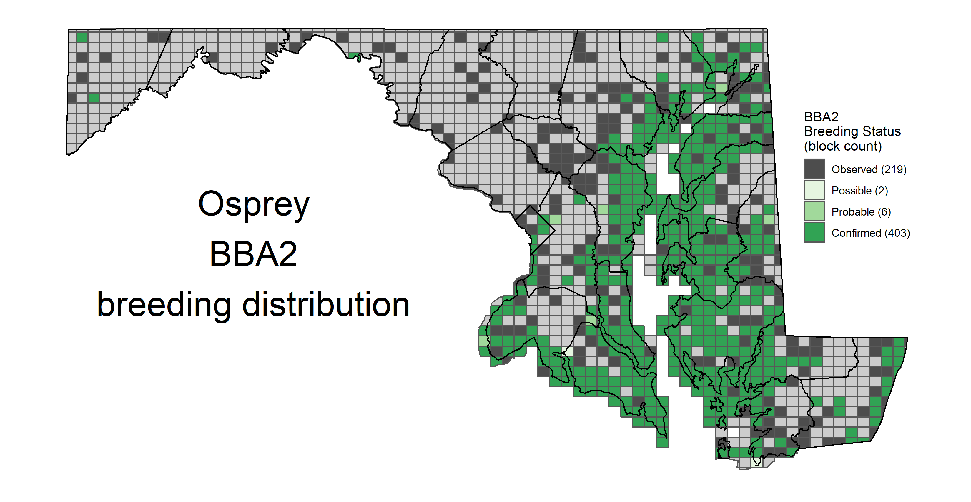 Maps - Maryland-DC Breeding Bird Atlas