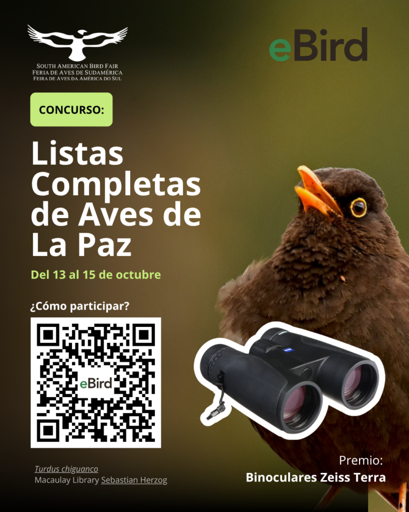 Participación de eBird Central y eBird Bolivia en la XIV Feria Sudamericana de Aves – La Paz ...