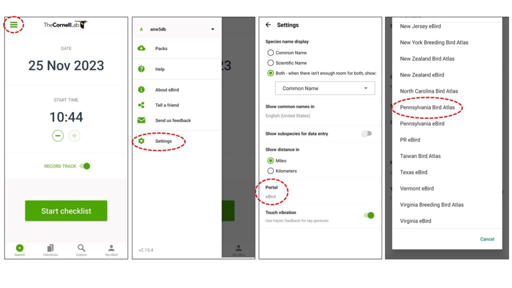 Using the Pennsylvania Bird Atlas Portal - Pennsylvania Bird Atlas